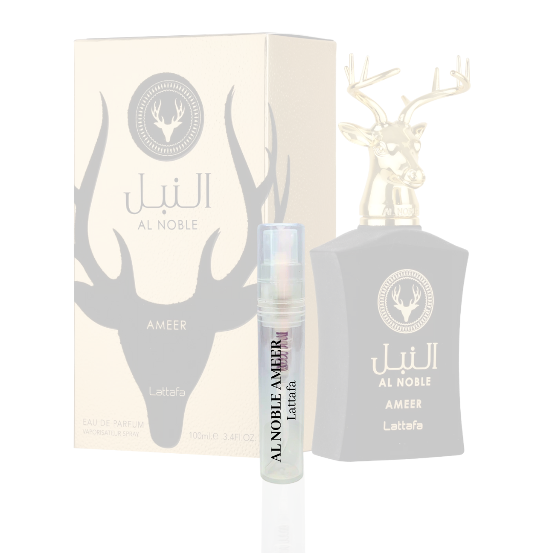 Lattafa Al Noble Ameer Eau de Parfum 1,5ml muestra| Hueleamillonario